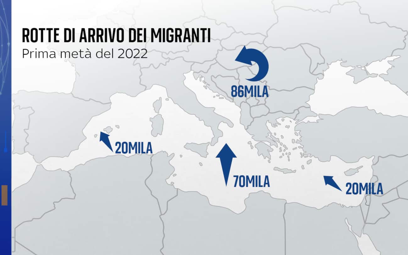 Migranti in Europa: chi ne accoglie di più? I numeri su rotte, sbarchi ...