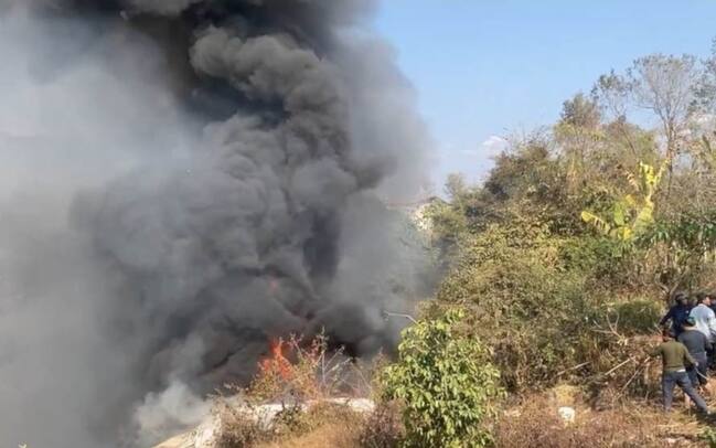Aereo caduto in Nepal, gli istanti prima dello schianto. VIDEO | Sky TG24