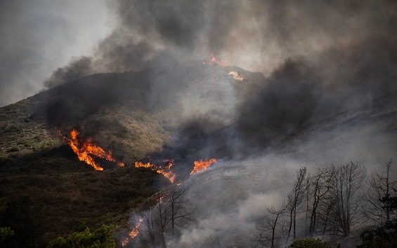 Incendi Grecia, Rodi e Corfù devastate dai roghi: case e villaggi ...