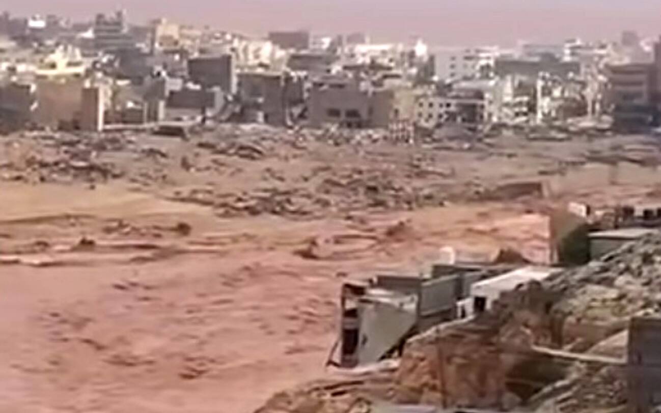 Inondazioni in Libia, almeno 6mila morti solo nella città di Derna. FOTO | Sky TG24