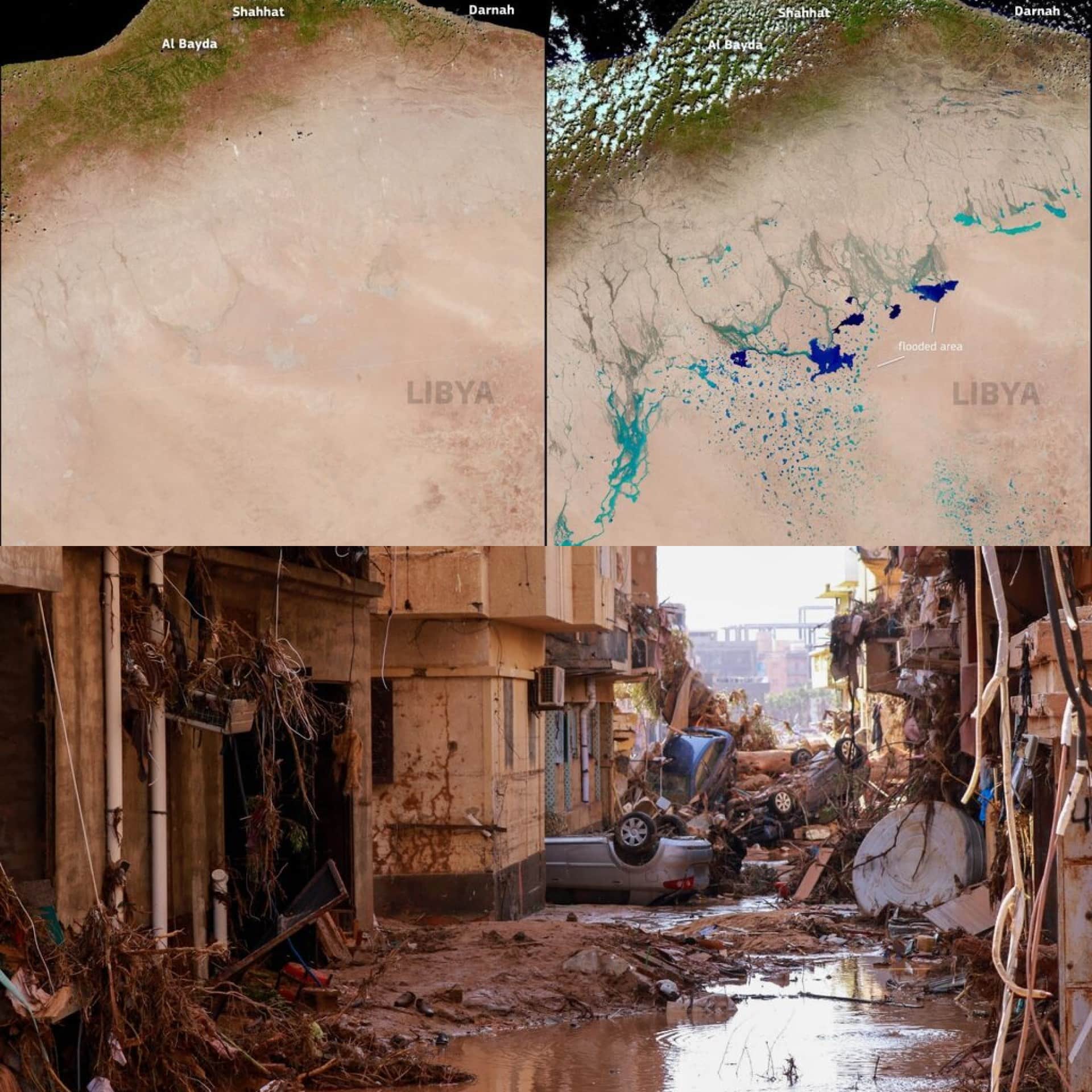 Alluvione in Libia, inondazioni a Derna: si temono 20mila morti e 10mila dispersi | Sky TG24