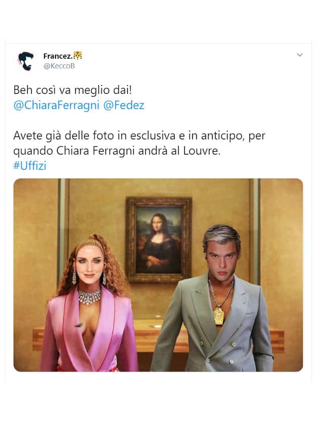 Chiara Ferragni promuove gli Uffizi di Firenze, è pioggia di meme sui ...