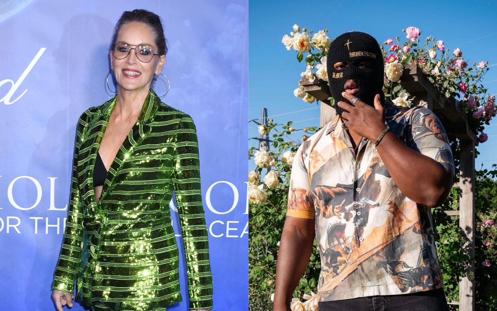 Secondo i media americani Sharon Stone, 63 anni, frequenterebbe il rapper 25enne RMR