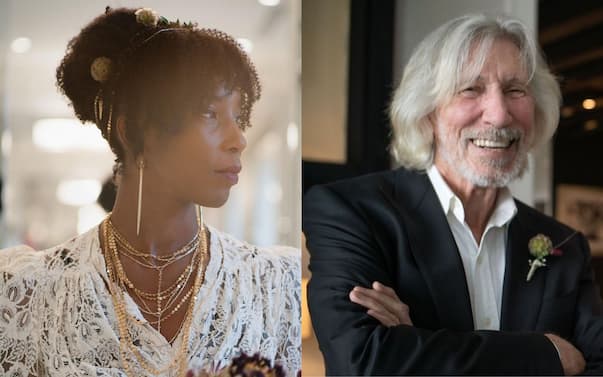 Pink Floyd, Roger Waters ha sposato Kamilah Chavis a 78 anni: le foto ...