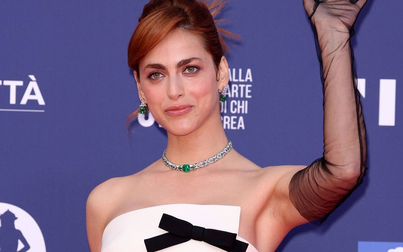 Miriam Leone con il marito Paolo Carullo sul red carpet dei David di ...