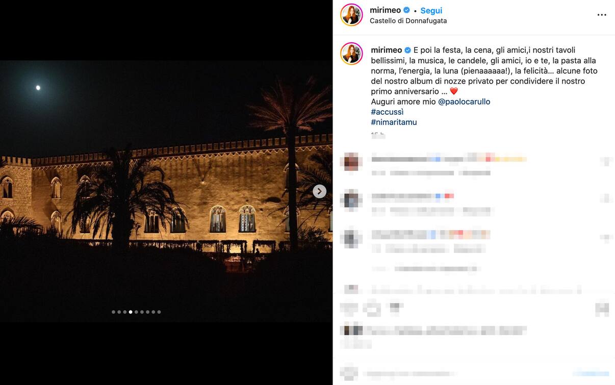 Miriam Leone, le foto private del matrimonio con Paolo Carullo su ...
