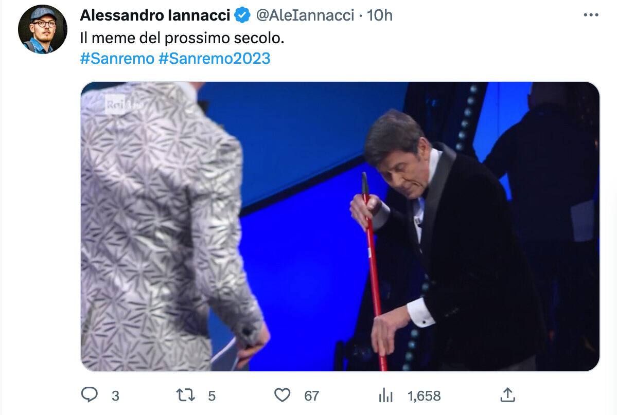 Sanremo 2023, i meme più divertenti sulla prima serata del Festival ...