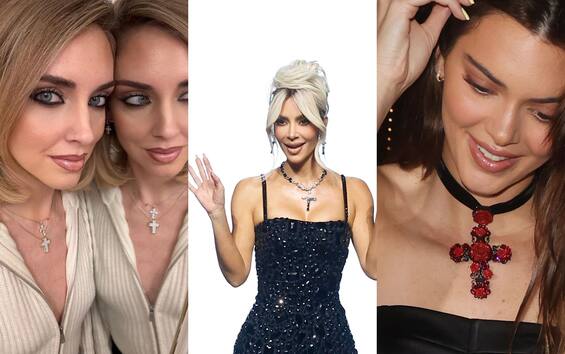 Da Chiara Ferragni a Kim Kardashian, la collana con la croce è il ...