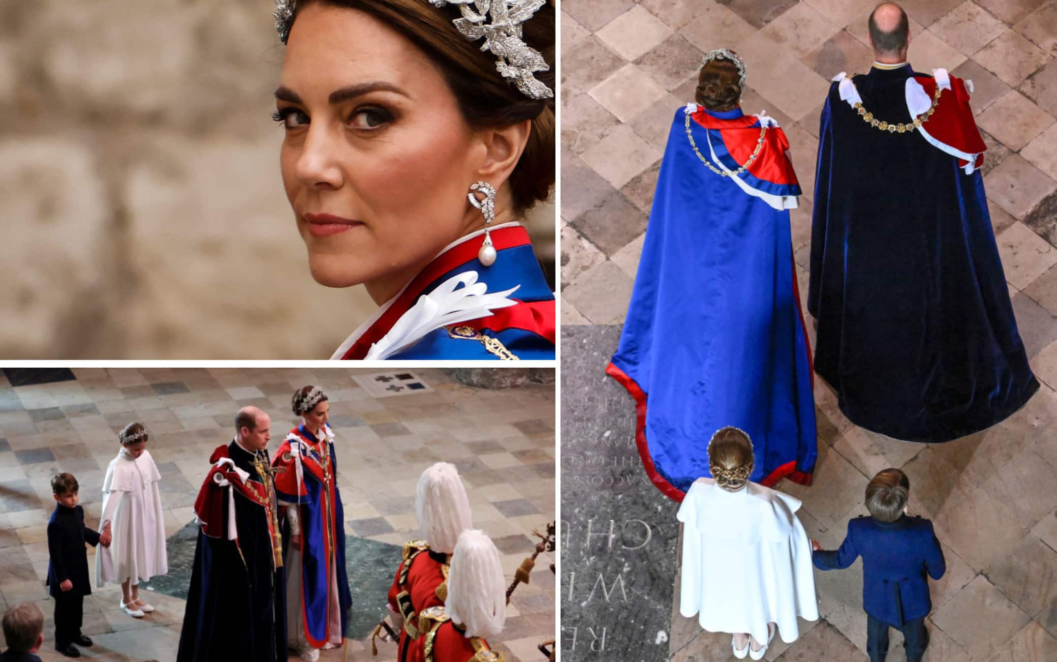 Kate Middleton all'incoronazione di Re Carlo III, l'abito è tradizionale. FOTO | Sky TG24