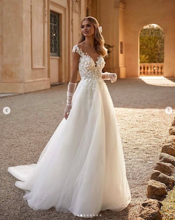 Moda, 15 abiti da sposa perfetti per un matrimonio civile o seconde ...