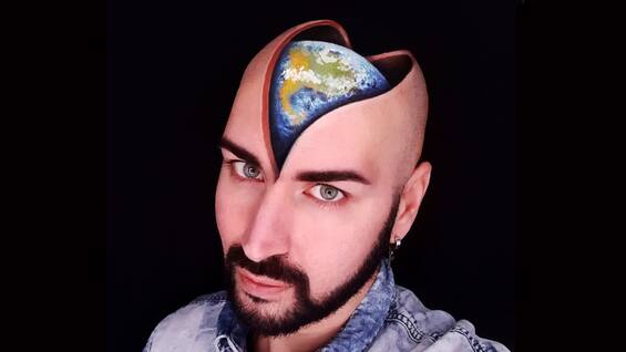 Luca Luce: il mago del make up 3D, tra illusione e realtà | Sky TG24