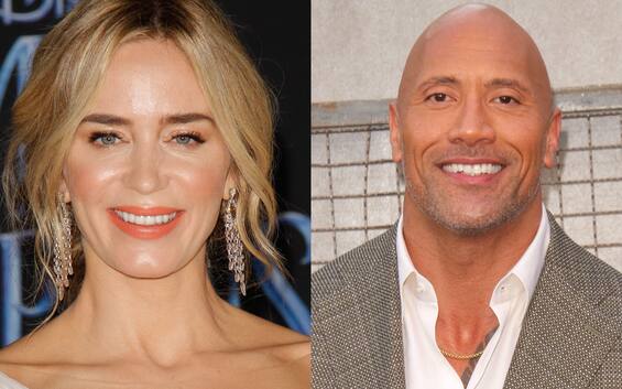 Emily Blunt e The Rock insieme in un nuovo film