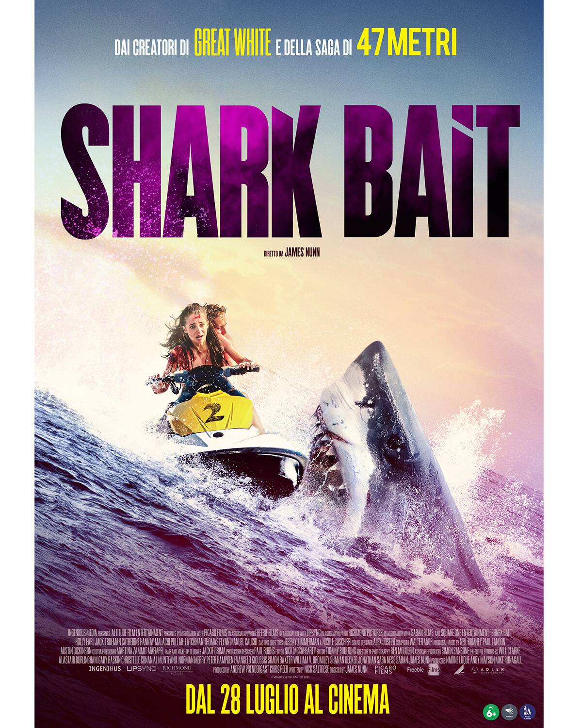 Shark Bait, trailer e poster del thriller-horror in uscita il 28 luglio | Sky TG24