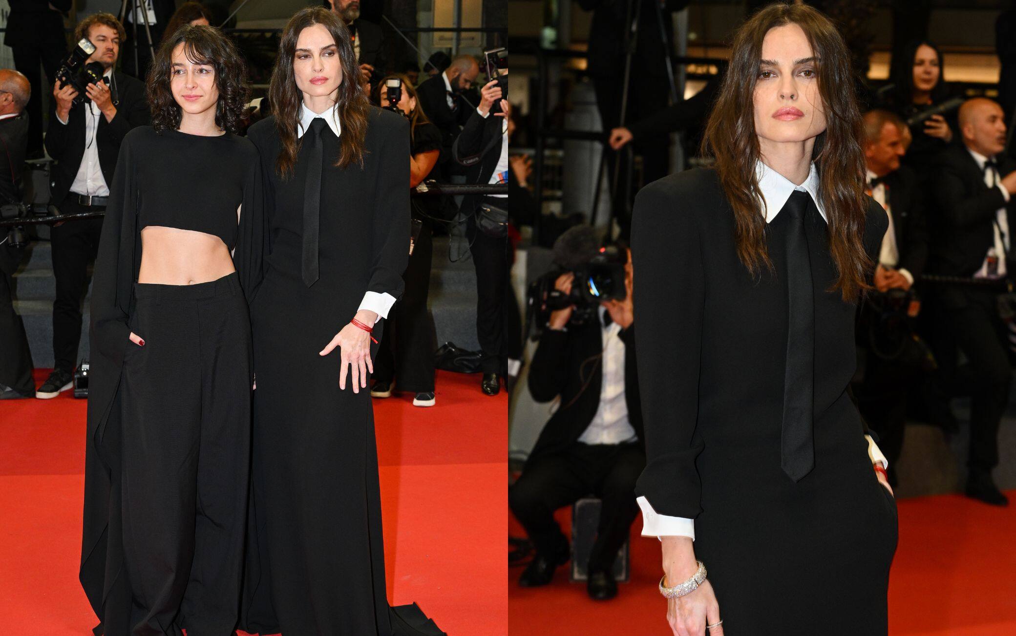 Cannes 2023, Kasia Smutniak sul red carpet con la figlia Sophie ...