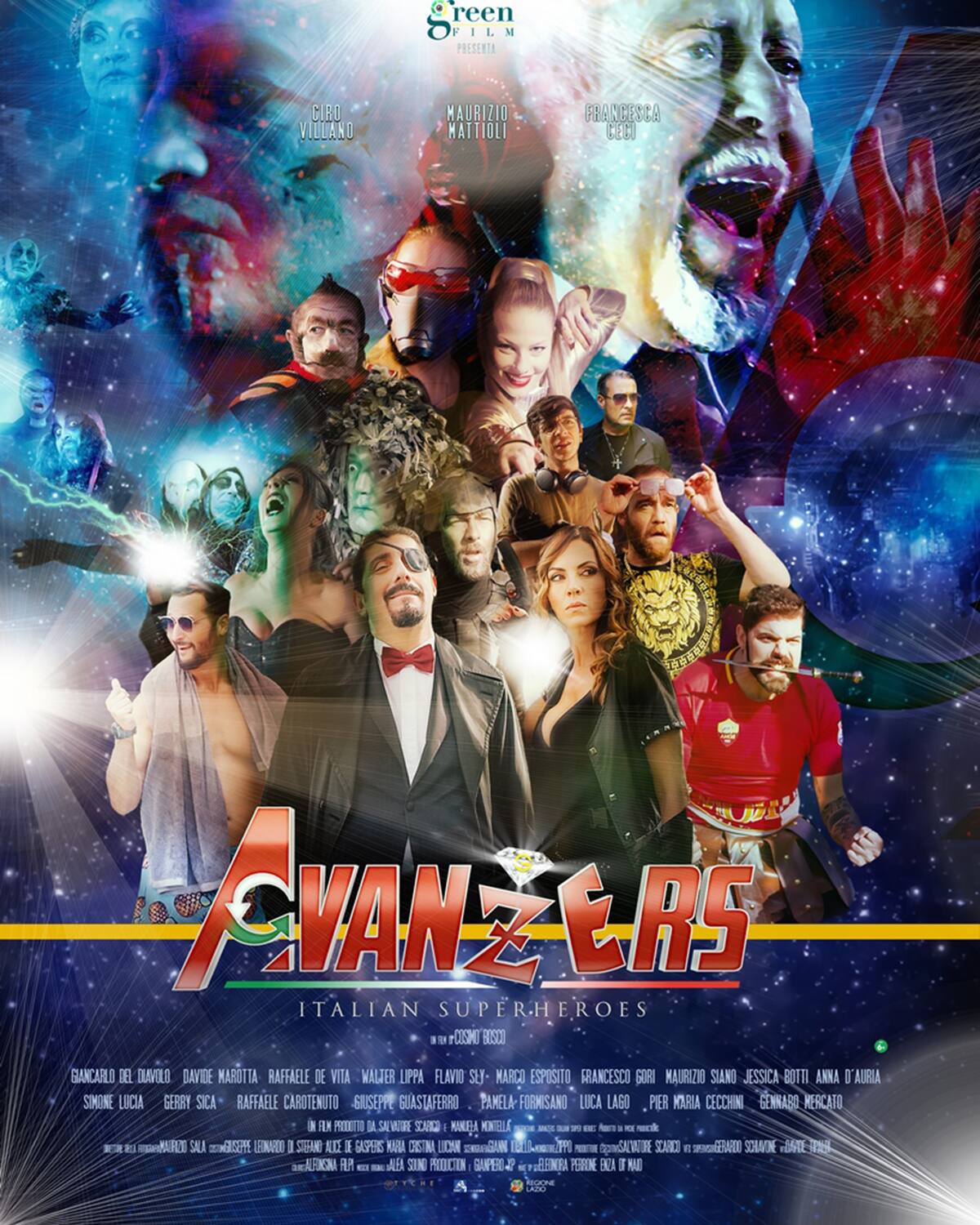 Avanzers Italian Superheroes arriva nelle sale cinematografiche a ...