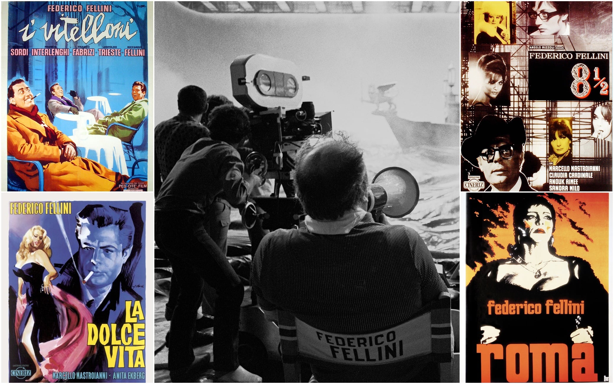 Federico Fellini, 30 anni fa l'addio al regista: le locandine di tutti ...