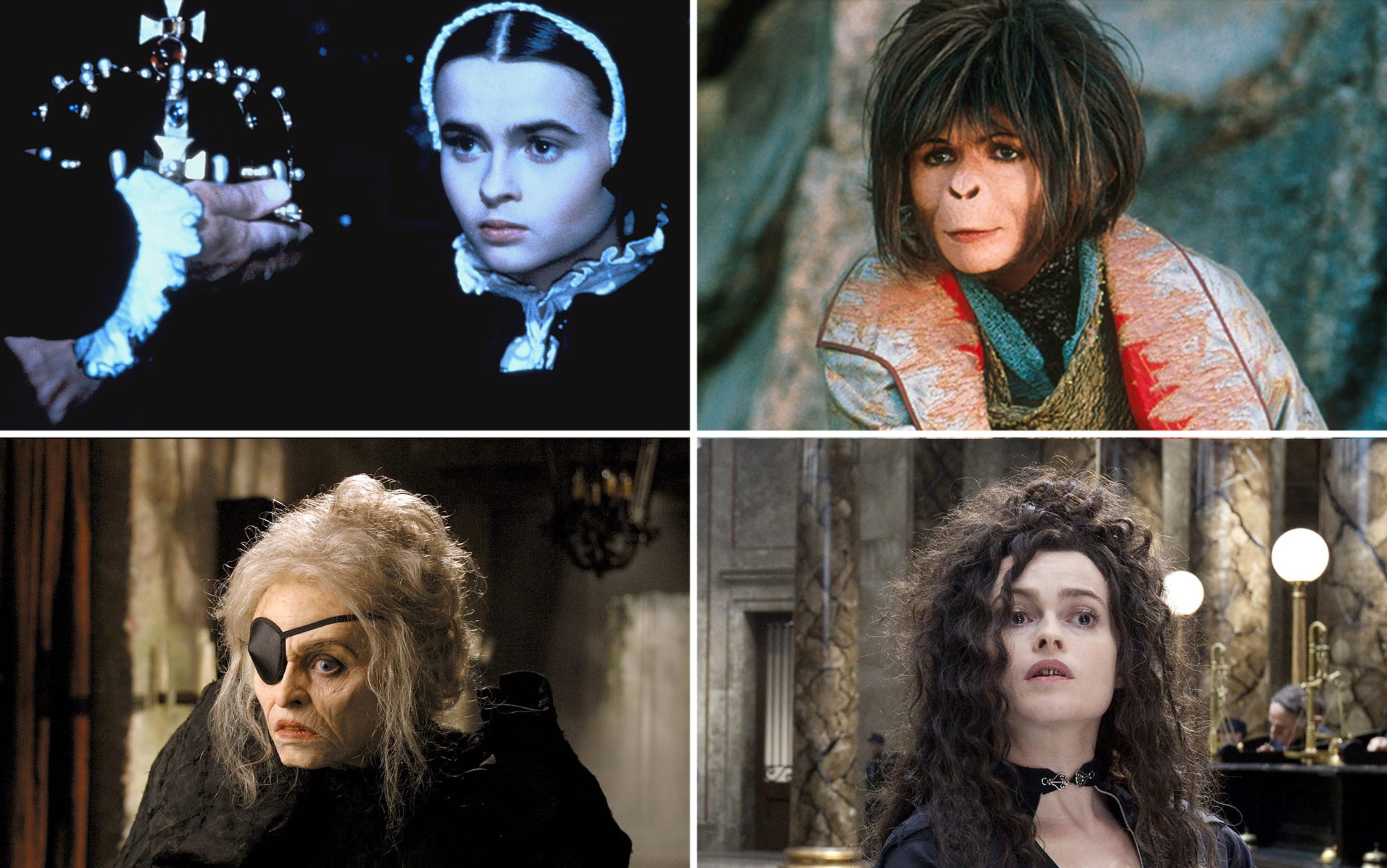 Helena Bonham Carter, da Bellatrix in Harry Potter alla Strega nel film ...