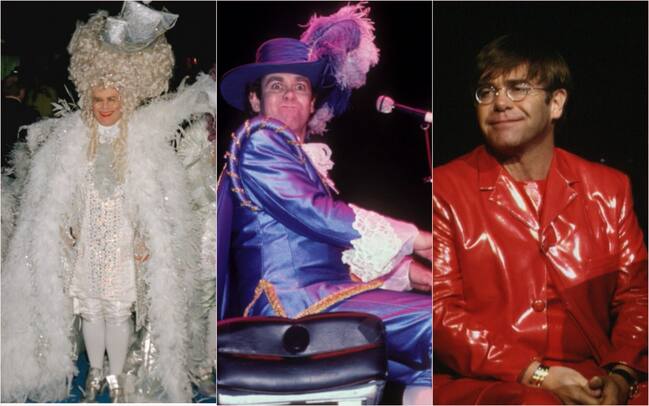 Elton John compie 76 anni: i suoi look più famosi. LE FOTO | Sky TG24