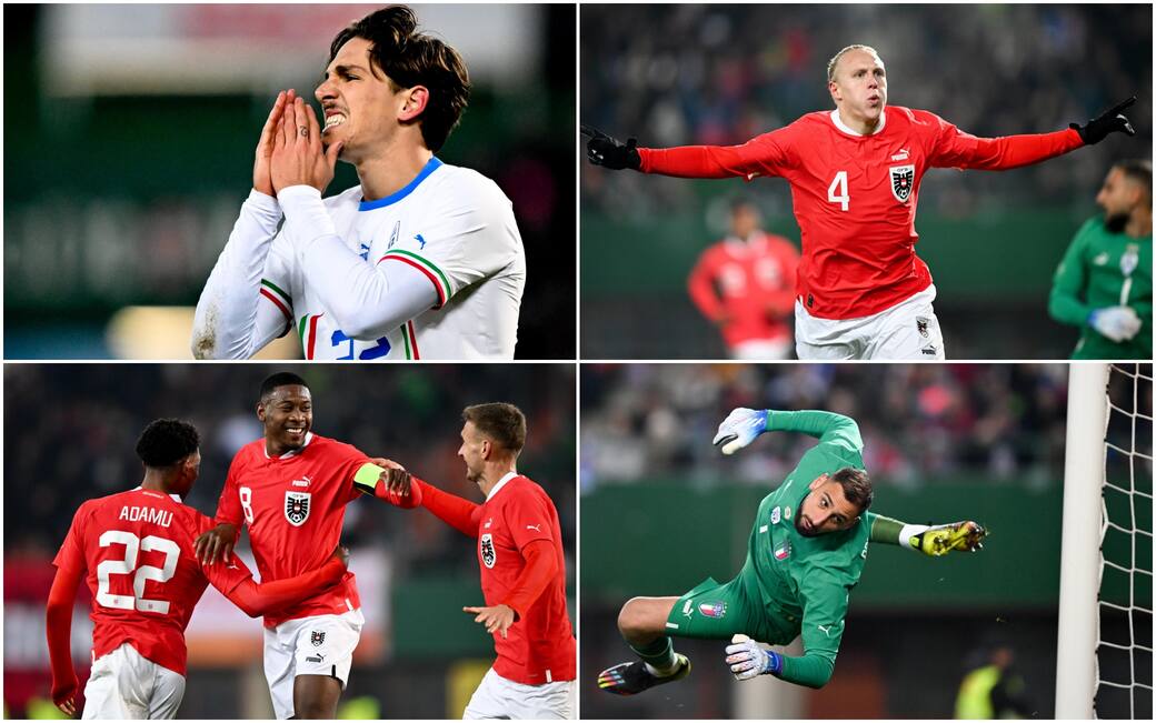 Austria-Italia, gli Azzurri perdono 2-0 nell'amichevole a Vienna. FOTO ...