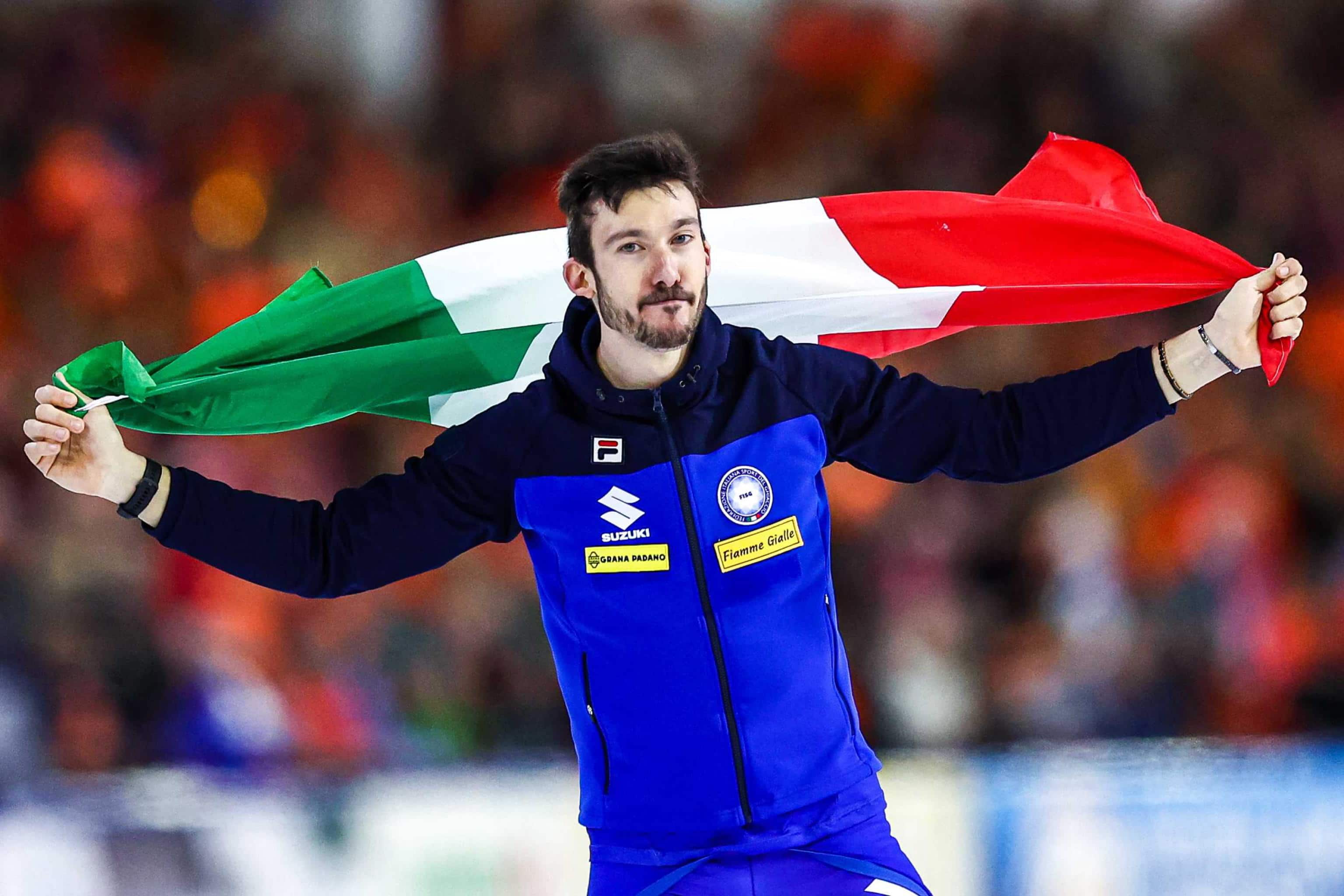 Pattinaggio di velocità su ghiaccio, Davide Ghiotto campione mondiale ...