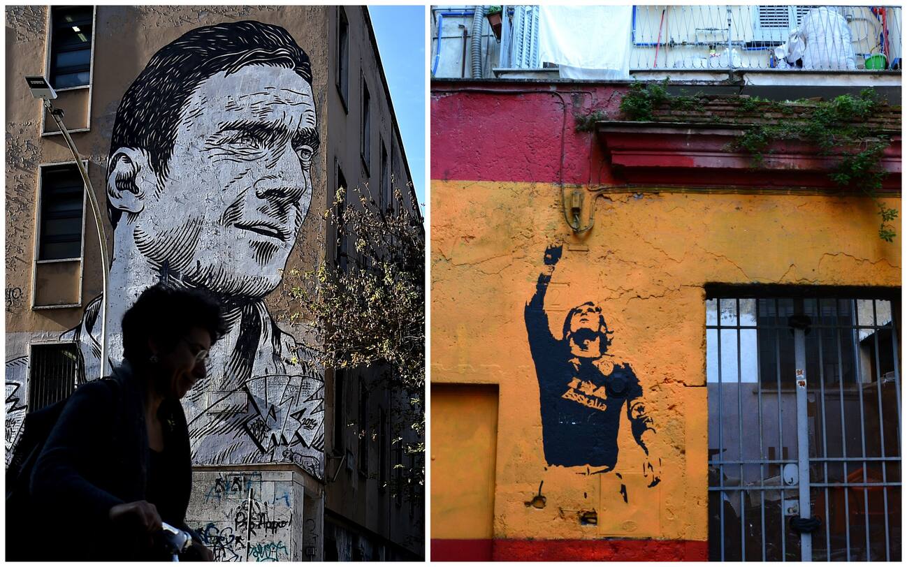 Da Maradona a CR7, i murales più belli dedicati alle icone del calcio. FOTO