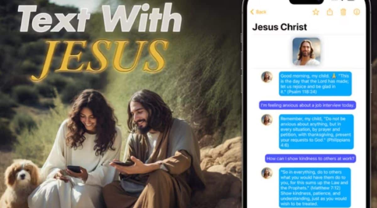 Text with Jesus, app di intelligenza artificiale permette di parlare ...