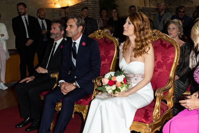 Milena Miconi sposa: le foto del matrimonio