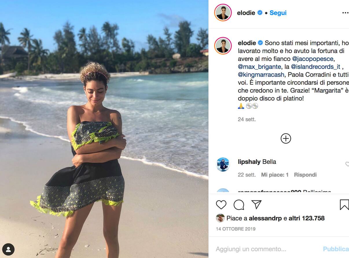 Elodie, 20 foto stupende dal profilo Instagram della cantante