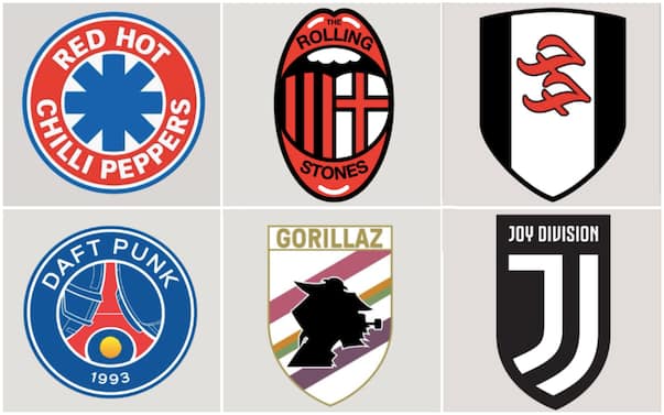 Bands FC, i loghi delle più grandi band della storia come stemmi di ...