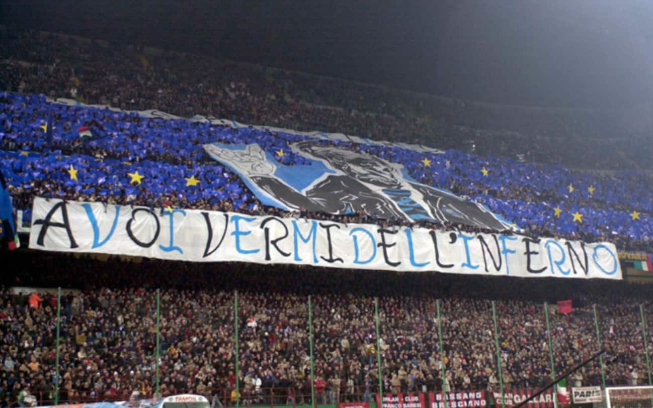 Inter-Milan, il derby delle curve: tutte le coreografie più belle. LE ...