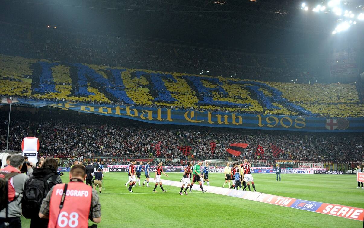 Inter-Milan, il derby delle curve: tutte le coreografie più belle. LE ...