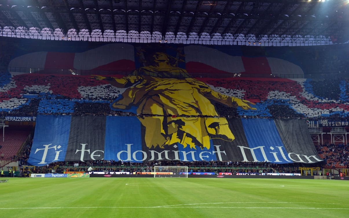 Inter-Milan, il derby delle curve: tutte le coreografie più belle. LE ...