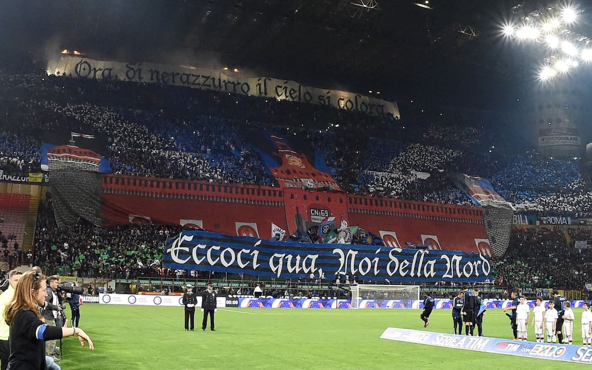 Inter-Milan, il derby delle curve: tutte le coreografie più belle. LE ...