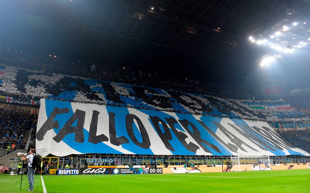 Inter-Milan, il derby delle curve: tutte le coreografie più belle. LE ...