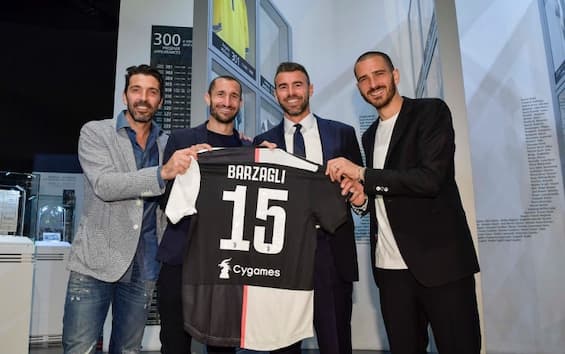 Juventus, sorpresa per Barzagli: Buffon, Bonucci e Chiellini alla ...