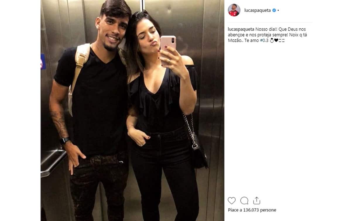 Maria Eduarda Fournier, la 'fatina' del Mago Paquetá. LE FOTO | Sky Sport