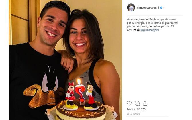 Giulia Coppini, chi è la fidanzata del 'Cholito' Simeone. FOTO | Sky Sport