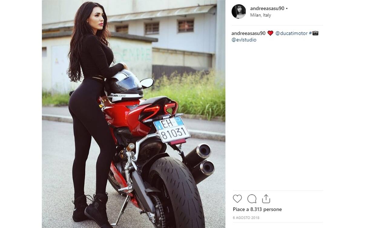 Andreea Sasu, chi è la nuova fidanzata di Saponara. LE FOTO | Sky Sport