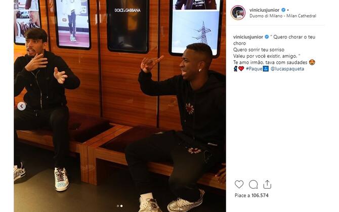 Maria Julia Mazalli, la nuova fiamma di Vinicius! LE FOTO | Sky Sport