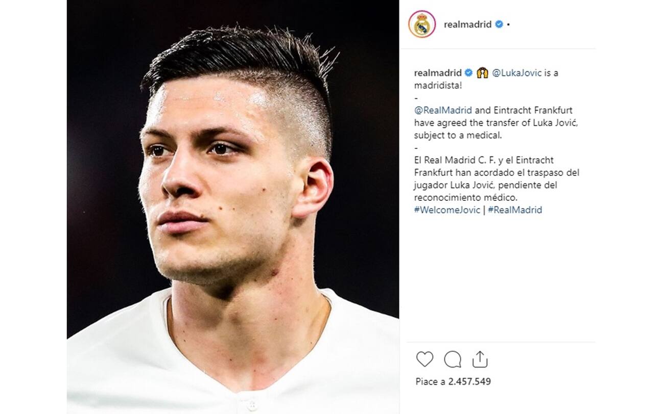 Andjela Manitasevic, chi è la fidanzata di Luka Jovic. LE FOTO | Sky Sport