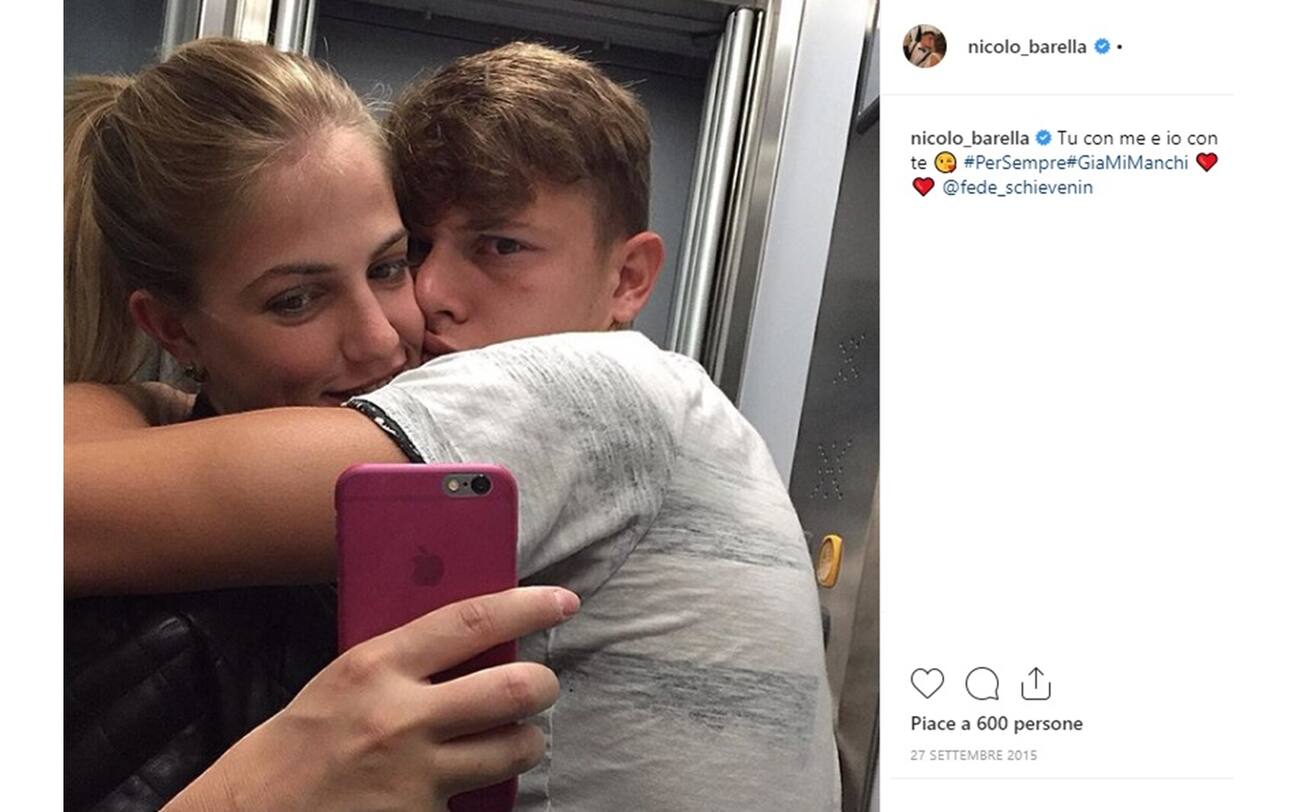 Inter, che colpo: con Barella arriva anche la moglie Federica ...
