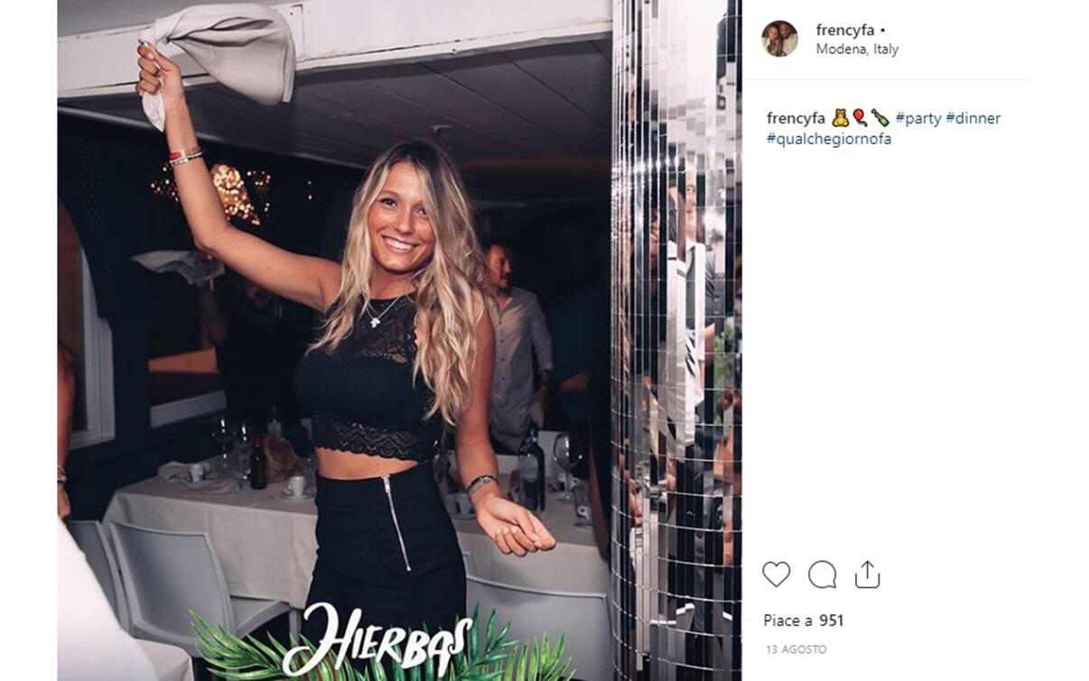 Berardi, che bomber: la tripletta è per la fidanzata Francesca Fantuzzi ...