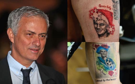 Mourinho ha una tifosa speciale: 61 anni e 37 tatuaggi | Sky Sport