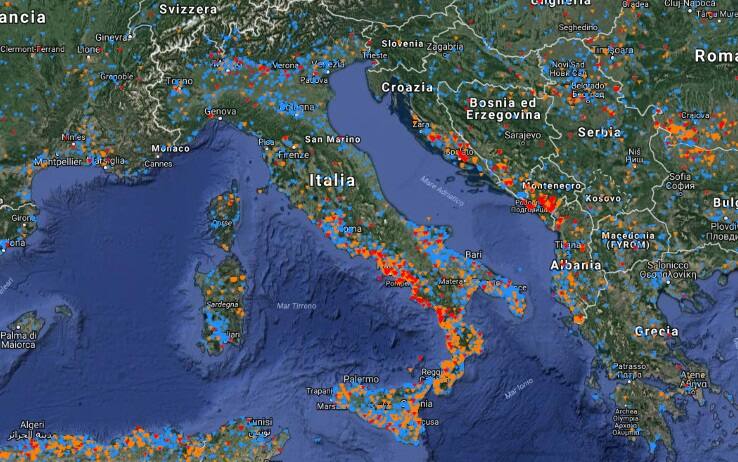 Incendi, le mappe per restare aggiornati sulla situazione | Sky TG24