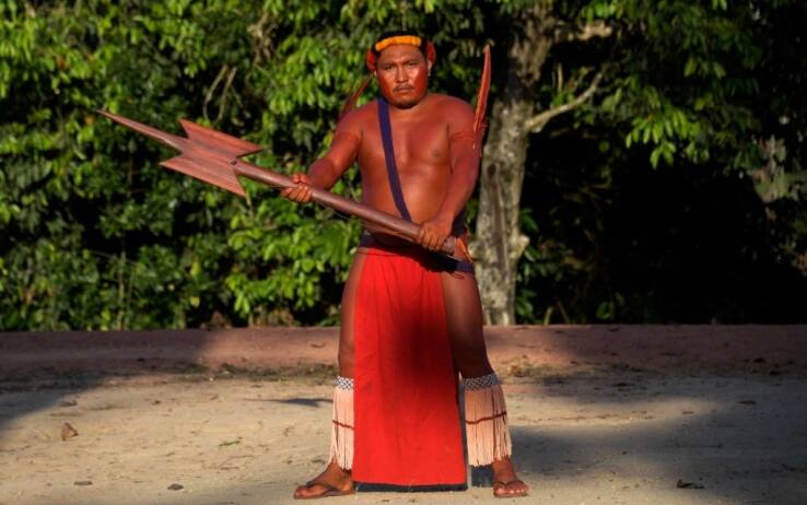 Amazzonia, tribù Waiapi pronta alla lotta. FOTO | Sky TG24