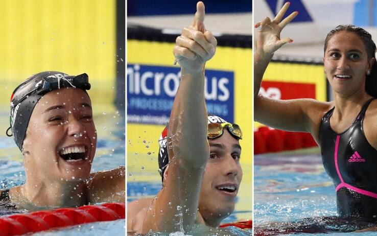 Tripletta Italia a europei nuoto: Codia, Panziera e Quadarella d’oro ...