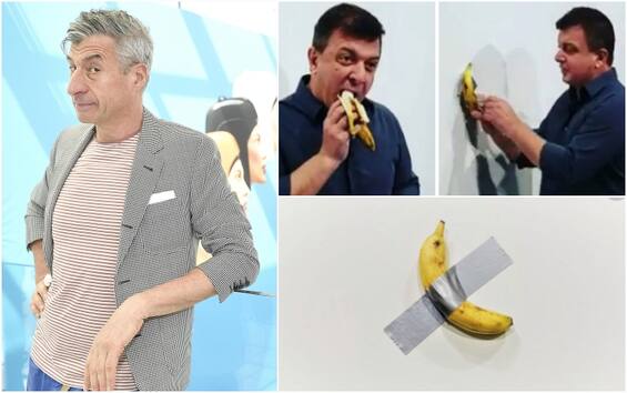 Banana Cattelan mangiata: le dichiarazioni di David Datuna | Sky TG24