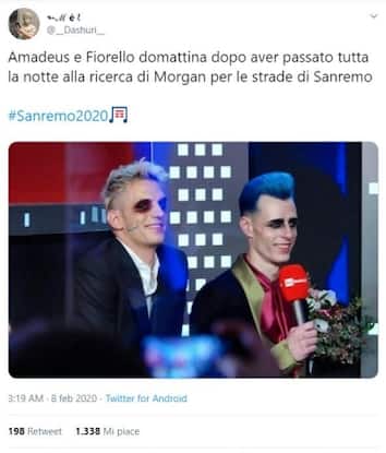Sanremo, Bugo e Morgan squalificati: l'ironia su Twitter. FOTO | Sky TG24